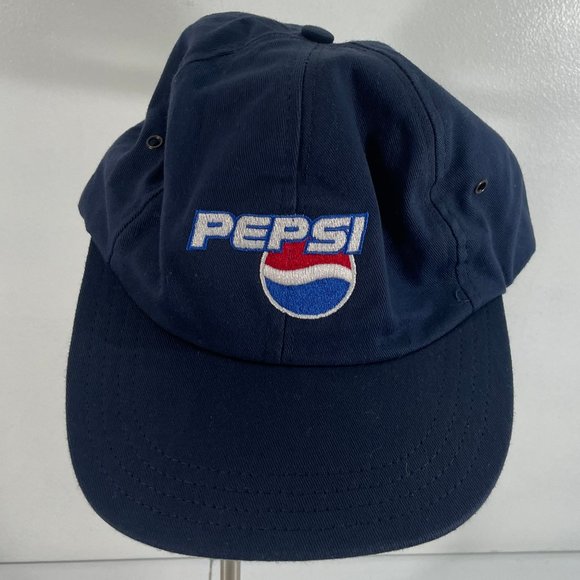 Pepsi | Accessories | Pepsi Nwot New Cola Soda Pop Cat Hat Navy Blue ...